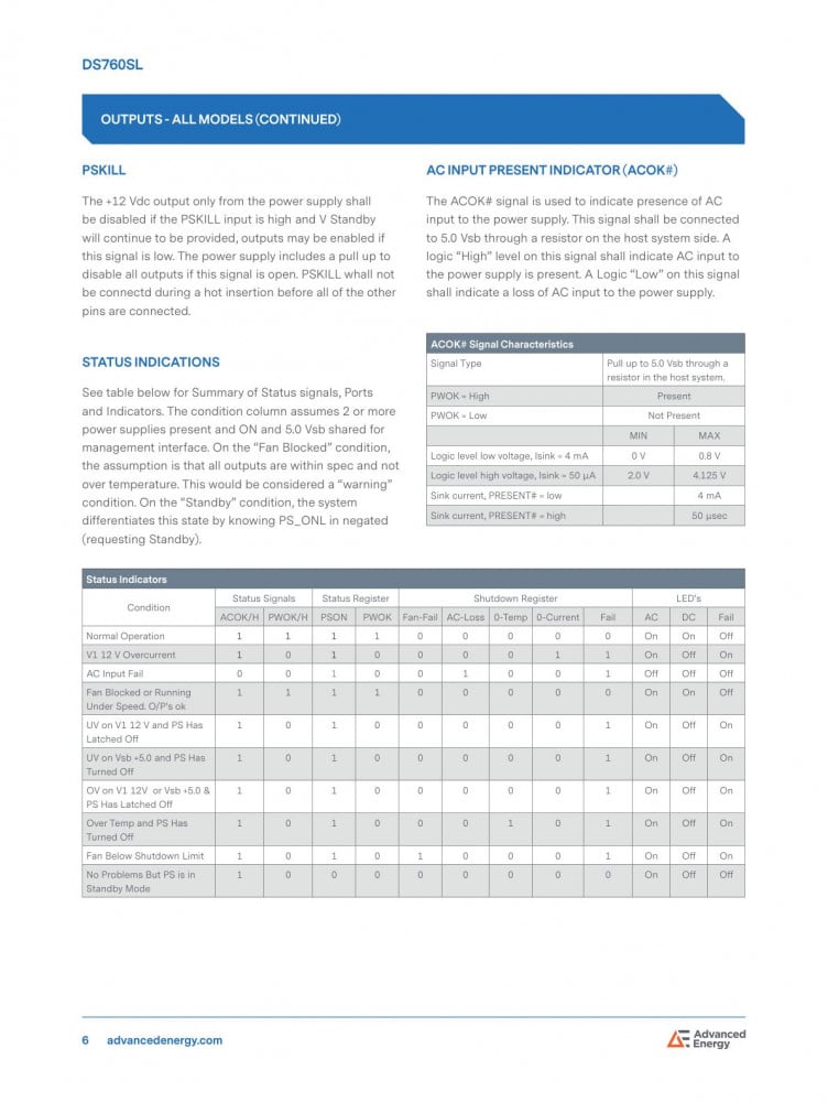 DS760SL-3 datasheet page 6