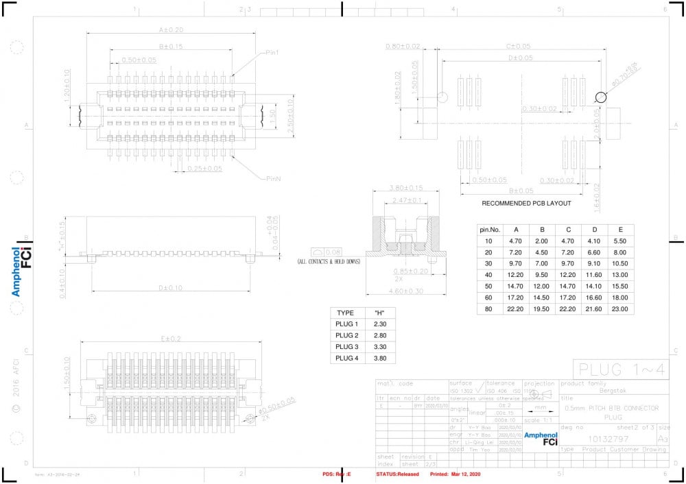 Amphenol 10132797 drawing page 2