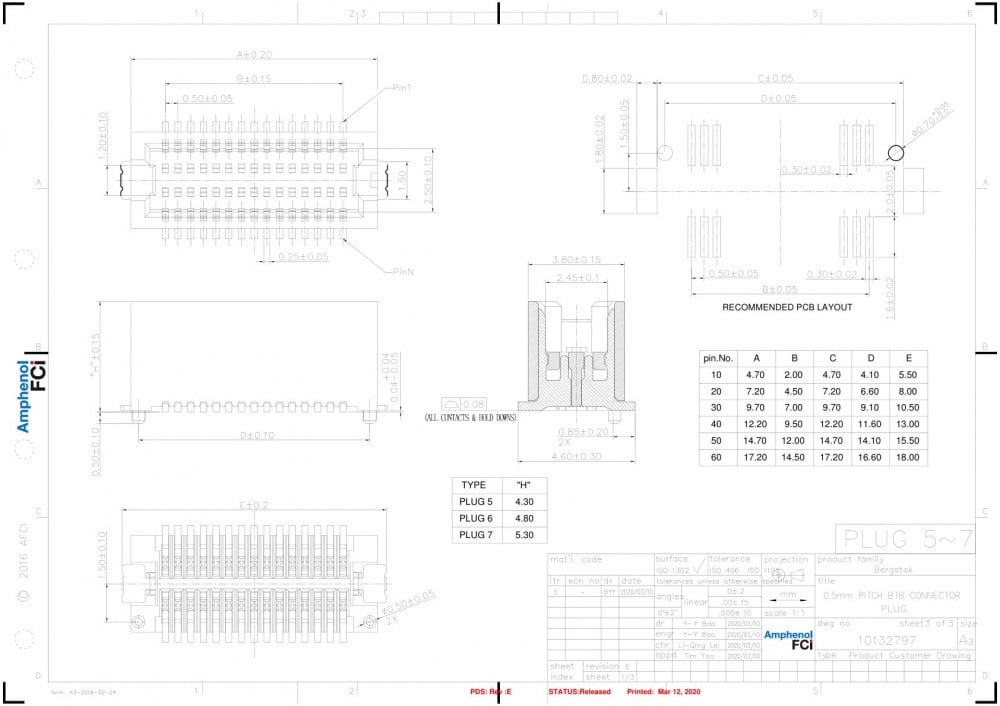 Amphenol 10132797 drawing page 3