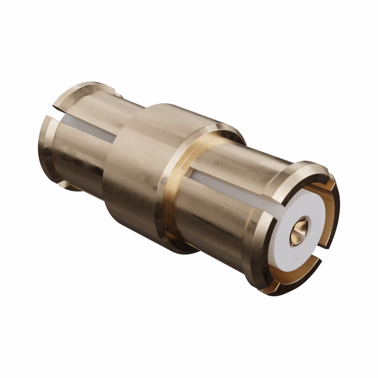 SMP Jack-to-SMP Jack Adapter, Straight, 8.20mm Length, 1.27µm Gold (Au) Plating, One Piece Per Bag, 50 Ohms for sale