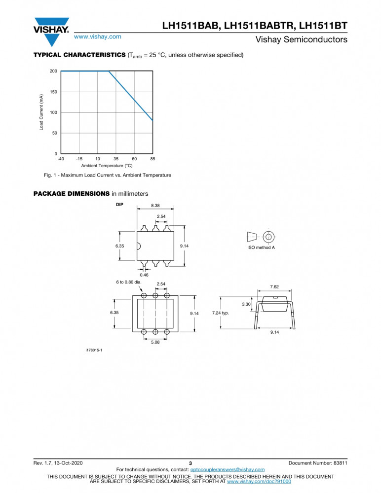 LH1511BT datasheet page 3