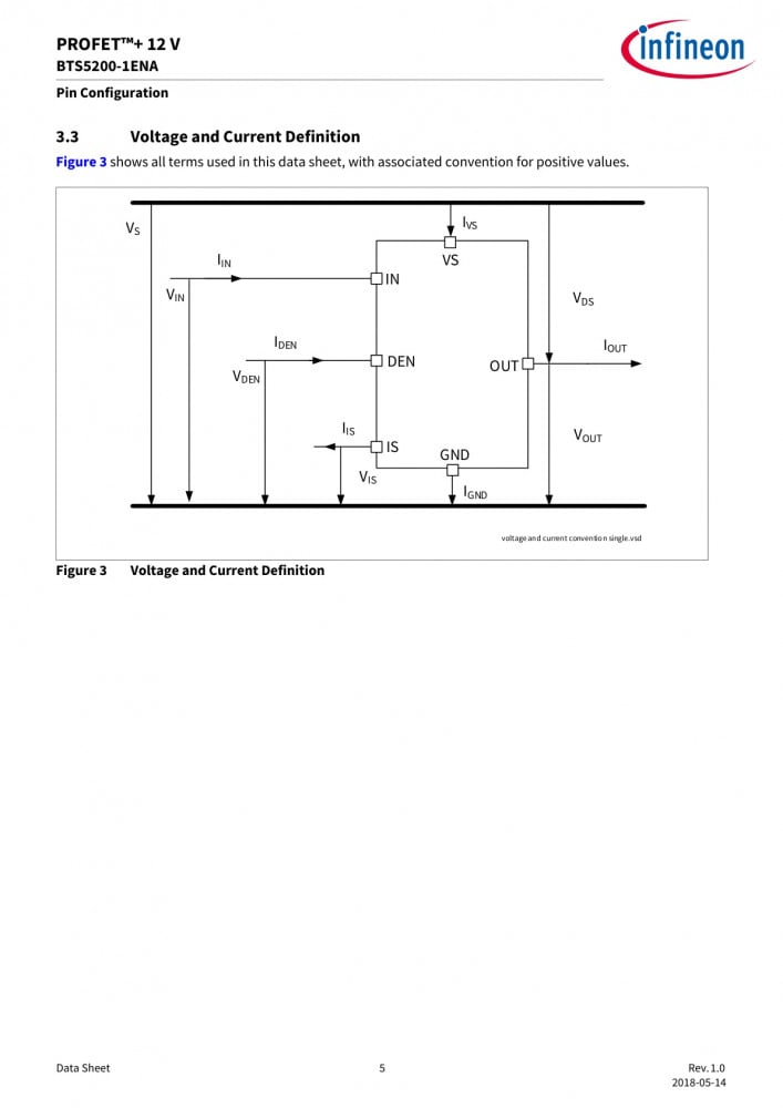 BTS5200-1ENA datasheet page 5