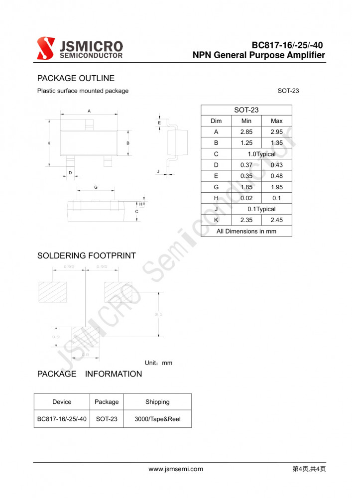 BC817 datasheet page 4
