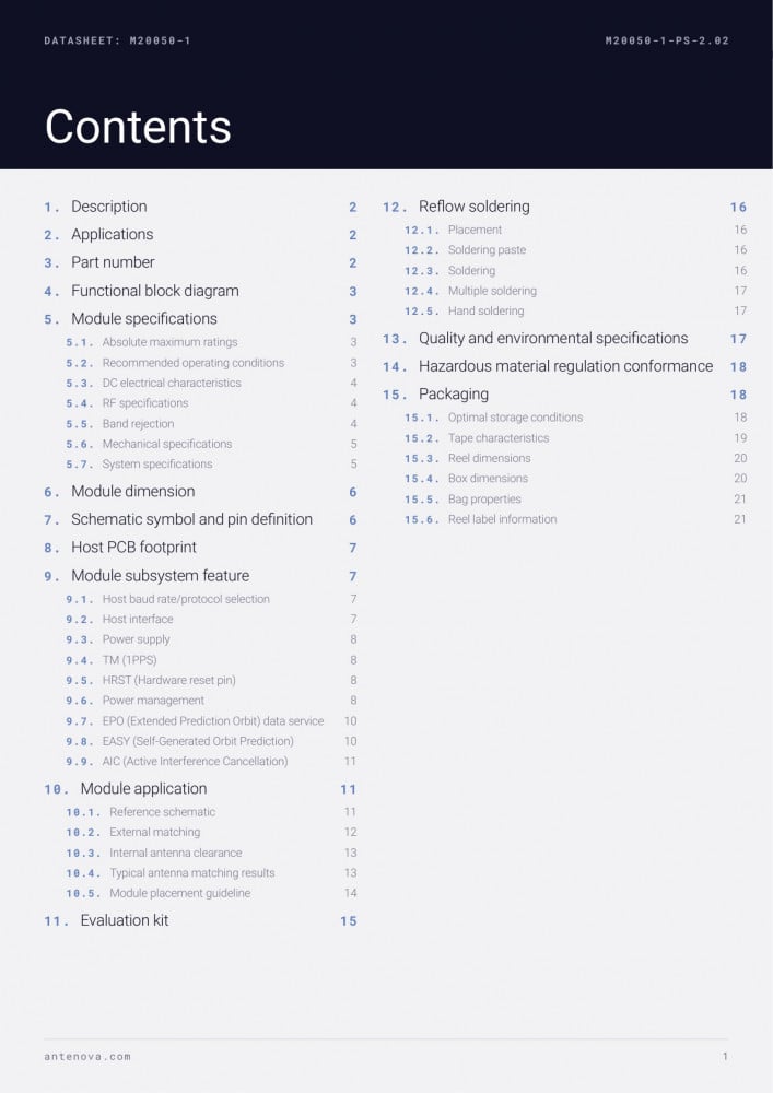 M20050 technical document page 2
