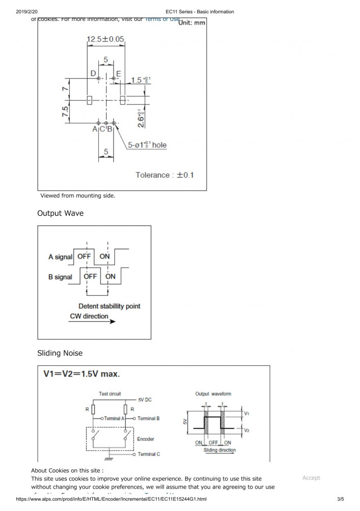 EC11E183440C technical document page 3
