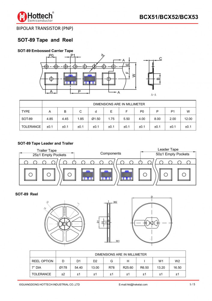 BCX52 datasheet page 5
