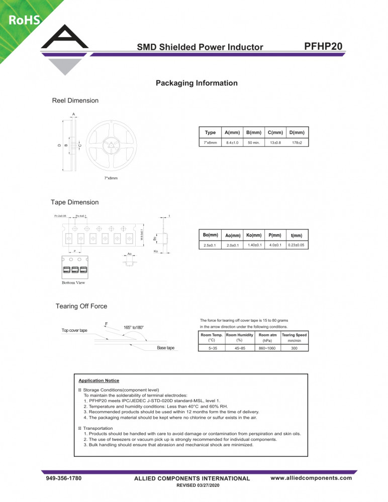 PFHP20 datasheet page 3