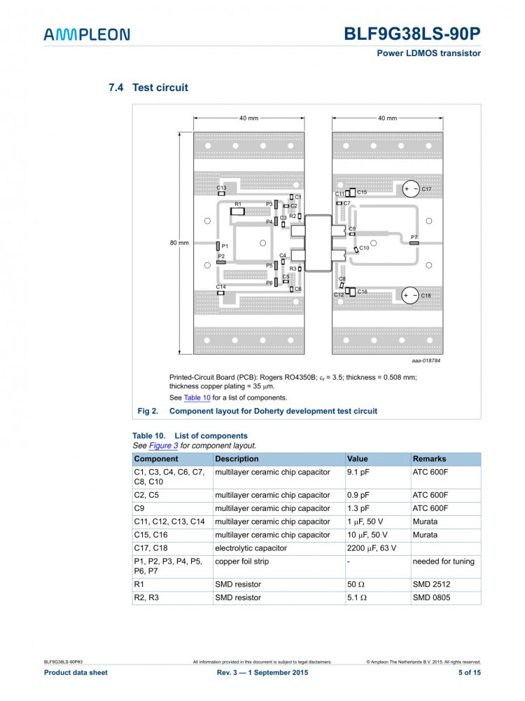 BLF9G38LS-90PU technical document page 5