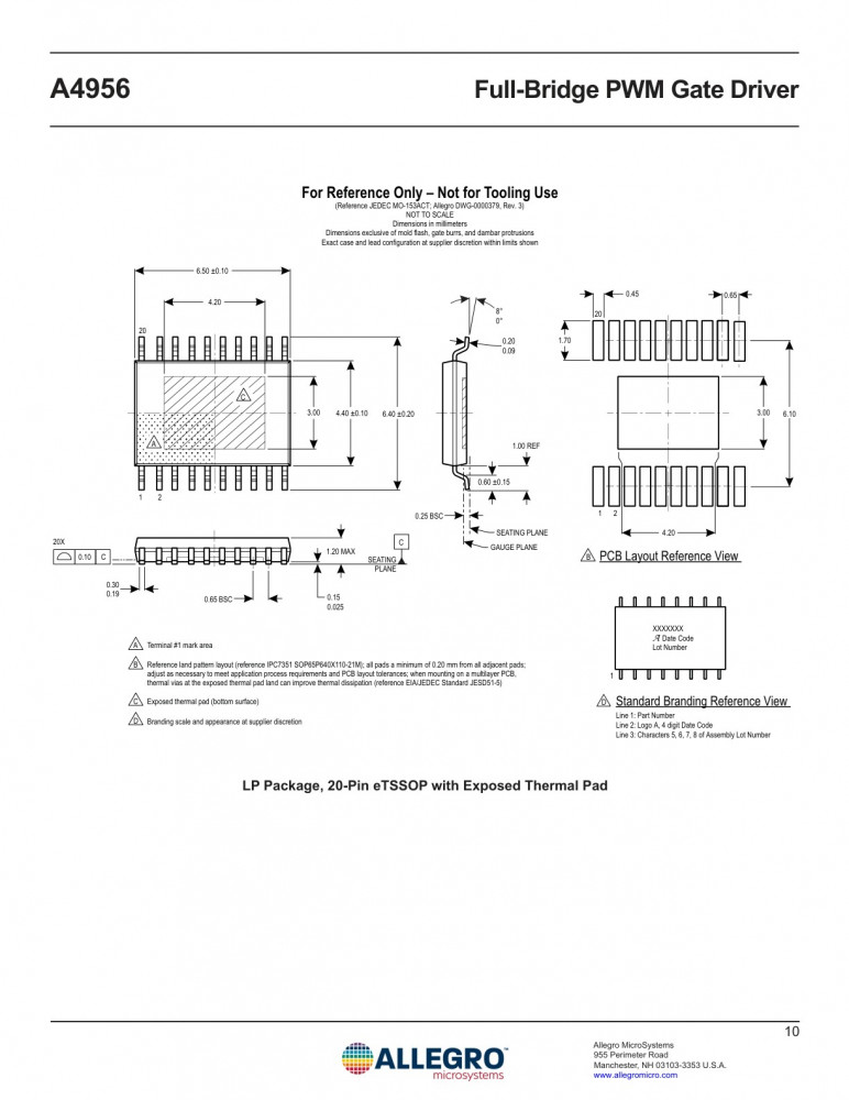 A4956 datasheet page 10