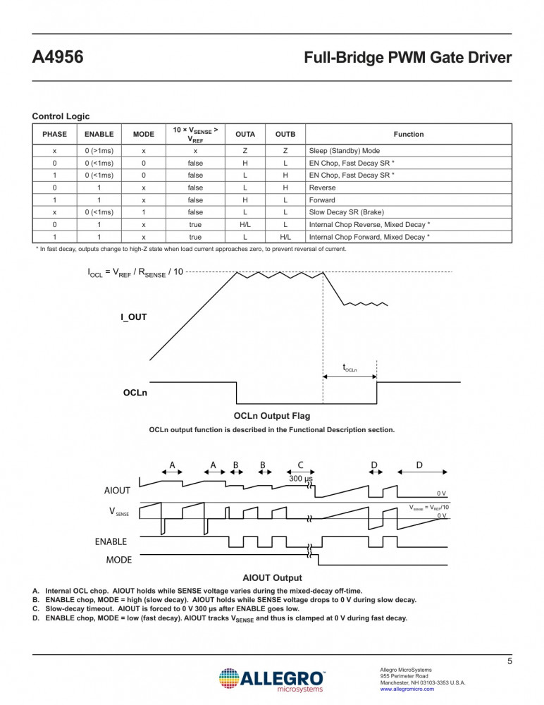 A4956 datasheet page 5