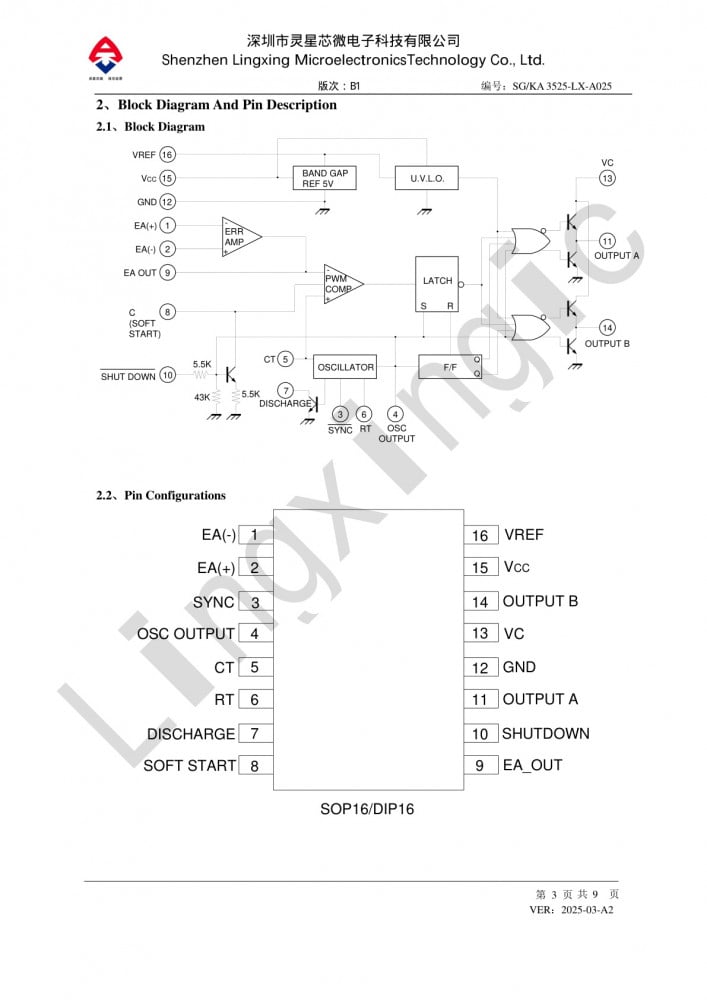 KA3525(LX) datasheet page 3