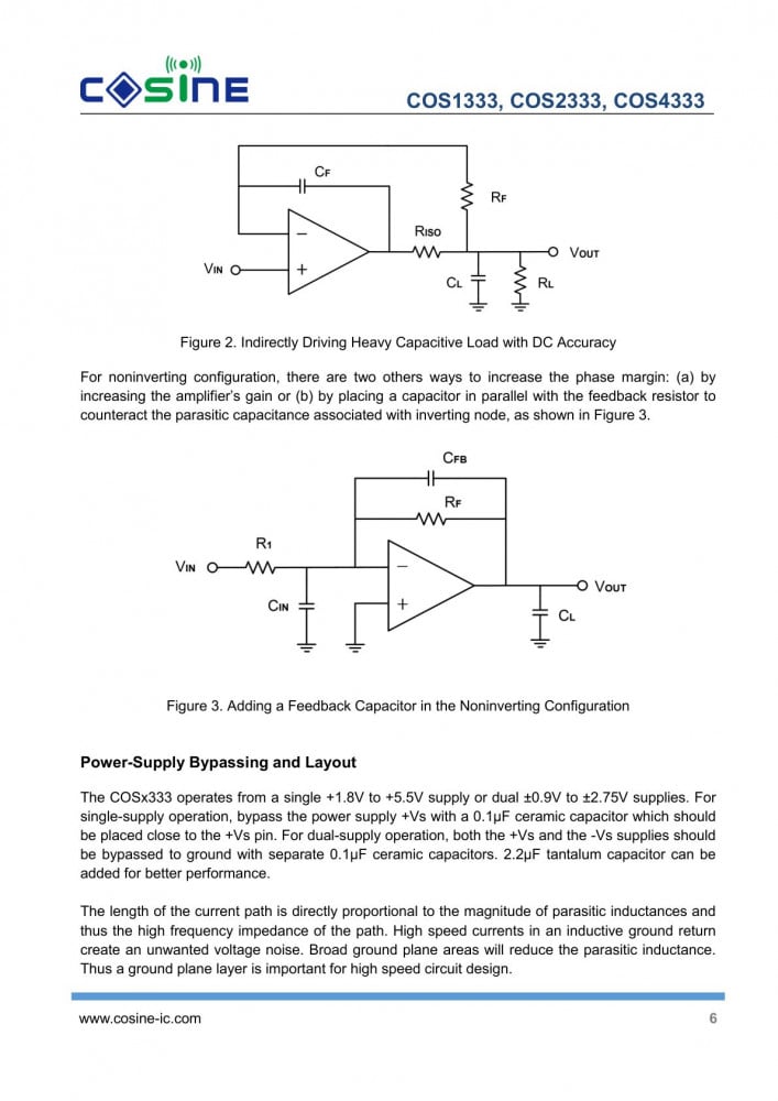 COS1333 datasheet page 6
