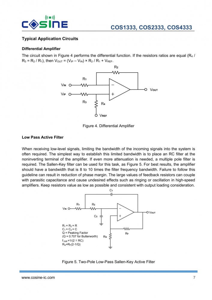 COS1333 datasheet page 7