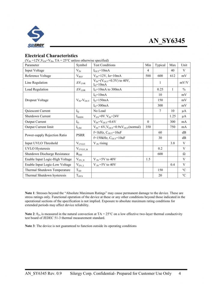 SY6345AAC datasheet page 4
