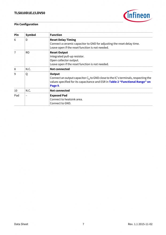 TLS810D1 datasheet page 7