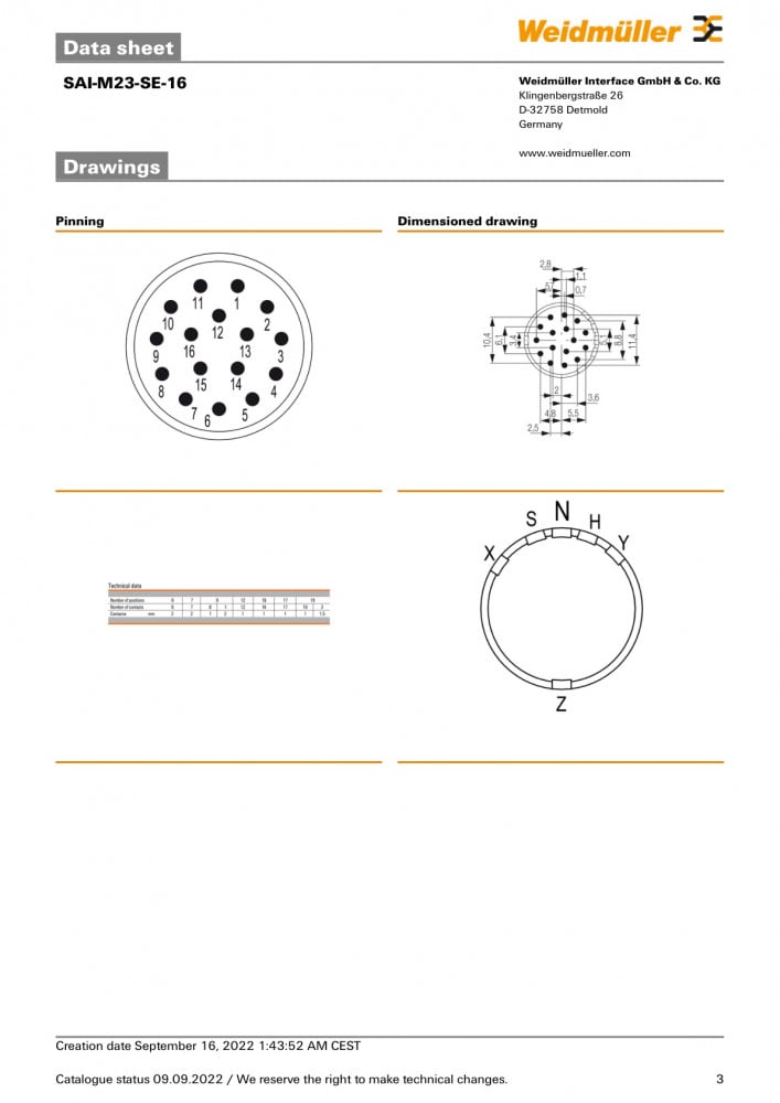 WEIDMULLER 1170080000 technical document page 3