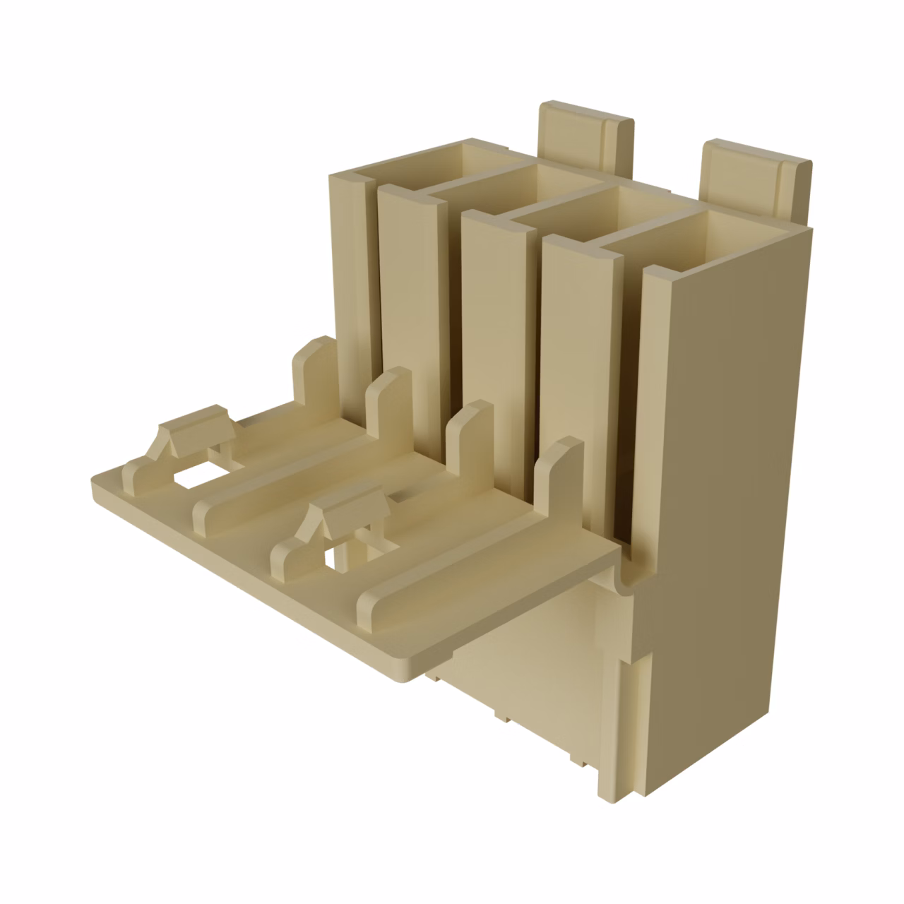 RAST 5 Housing, 5.00mm Pitch, UL 94V-2, 4 Circuits, No Position or Code Keys, Latch at 1/2 for sale