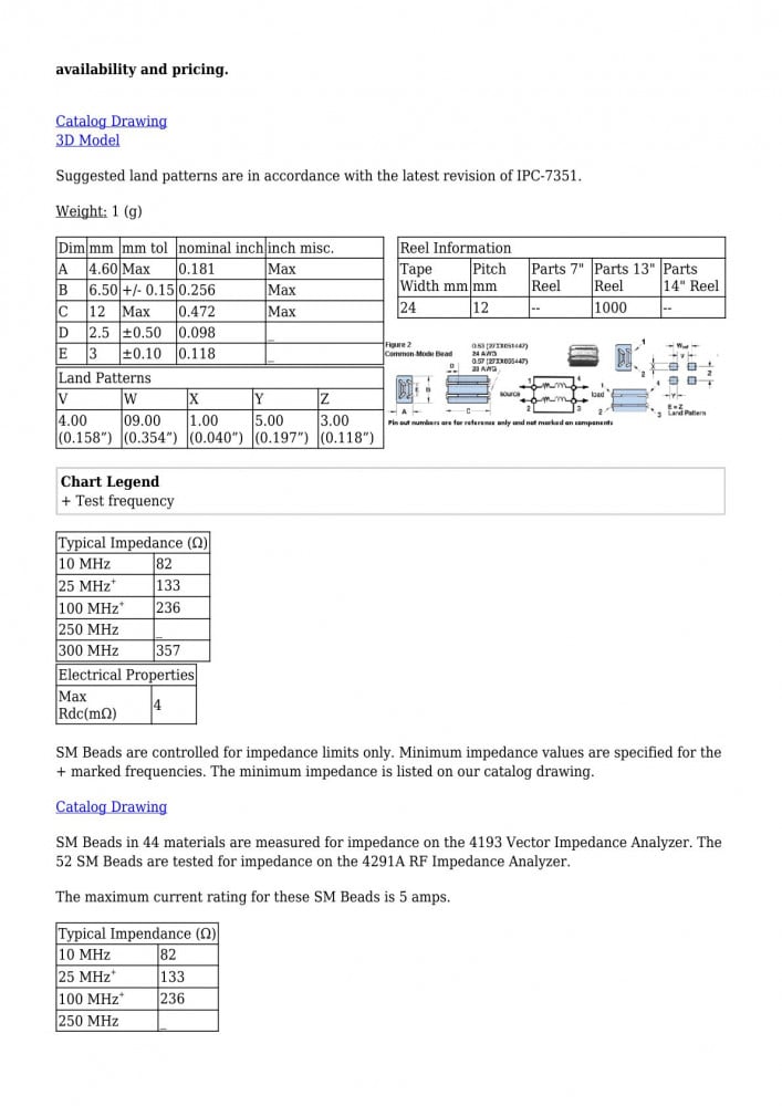 Fair-Rite 2744051447 technical document page 2