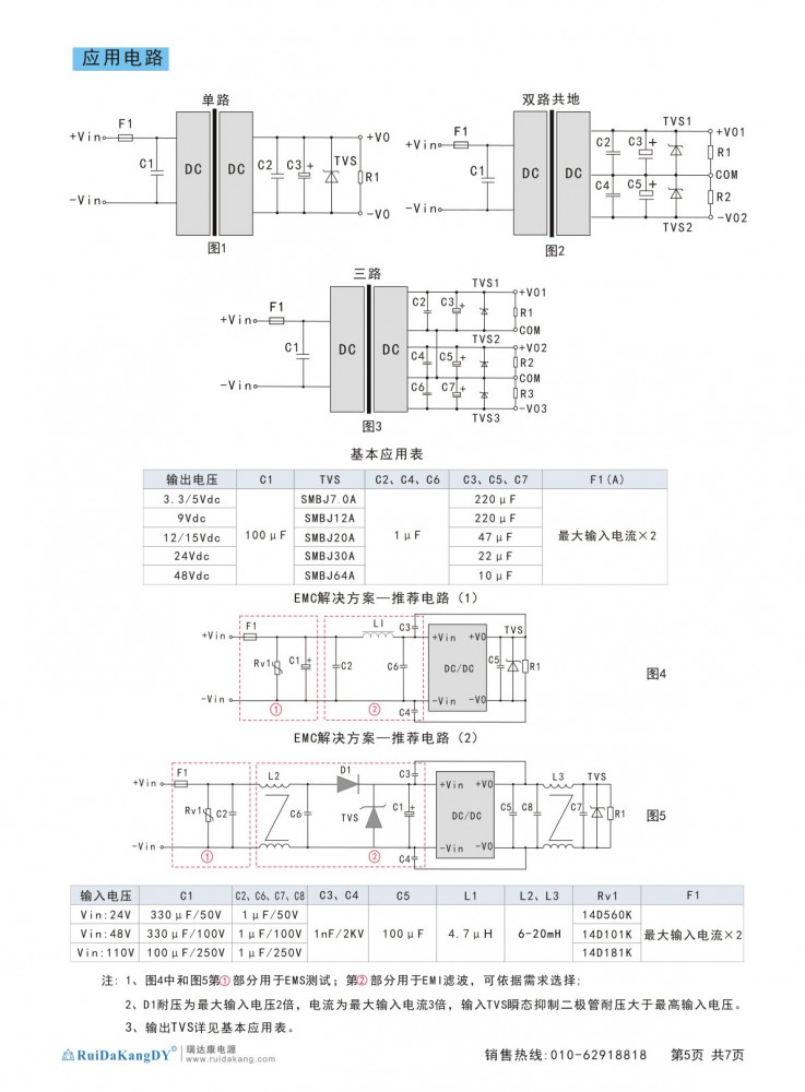 RKD50-24S24 technical document page 5