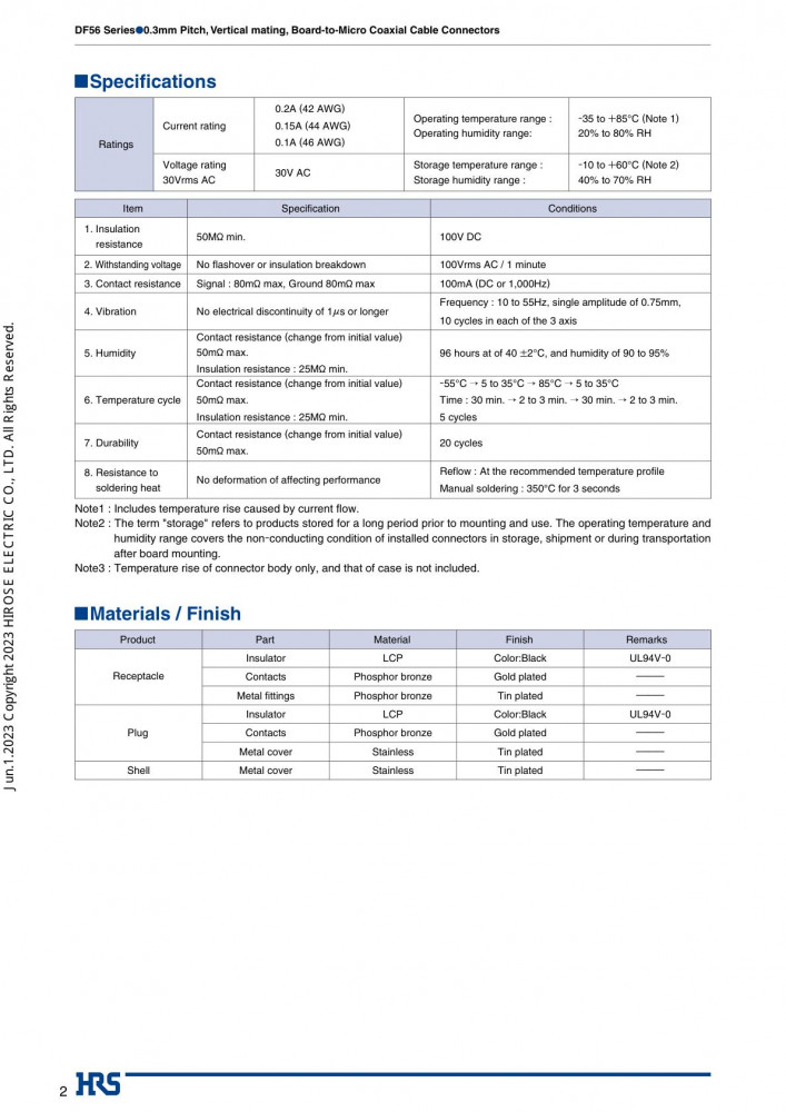 DF56 datasheet page 2