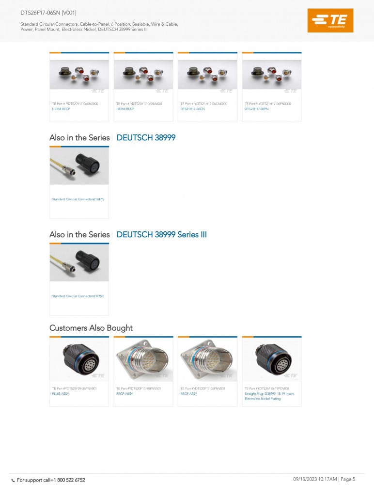 M39029/32-259 technical document page 5