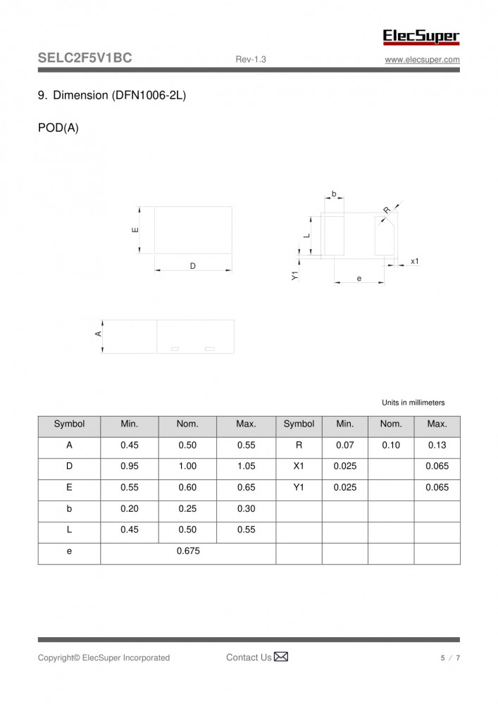 SELC2F5V1BC datasheet page 5