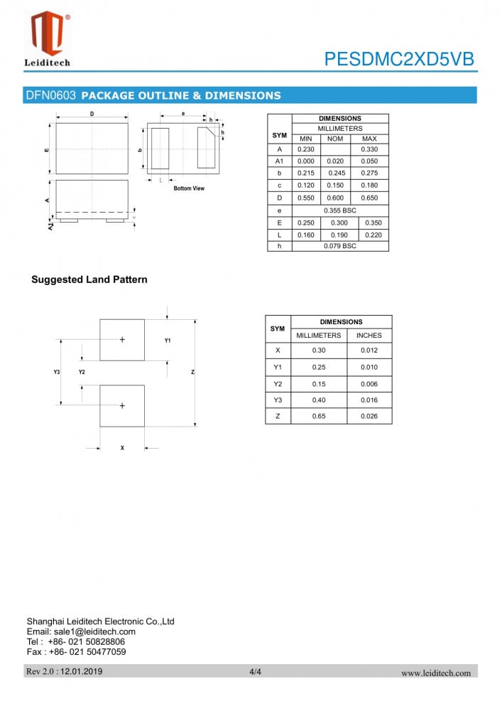 PESDMC2XD5VB datasheet page 4