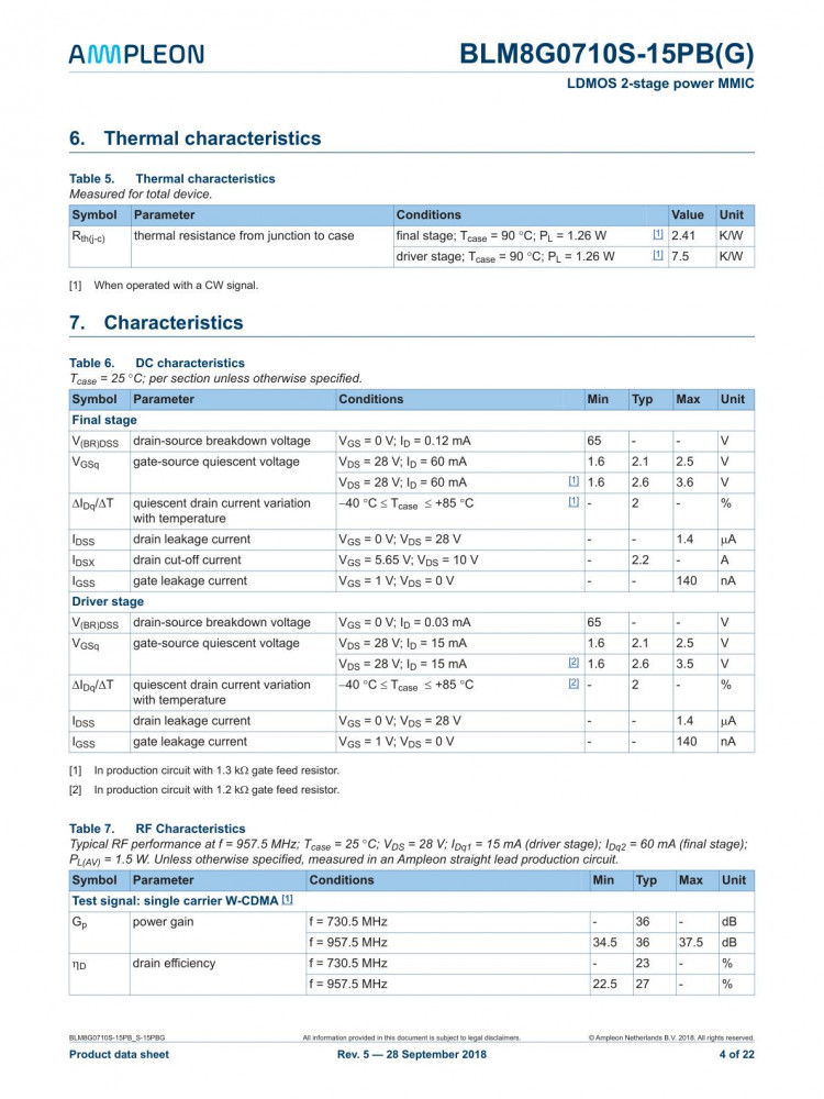 BLM8G0710S-15PBGY datasheet page 4