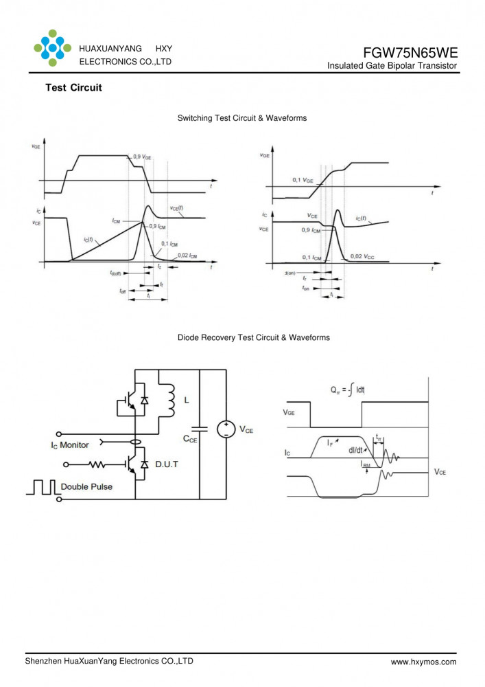 FGW75N65WE-HXY datasheet page 6