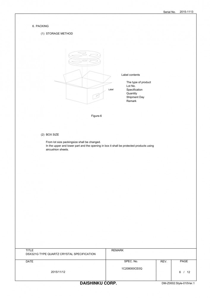 KDS 1C208000CE0Q specification page 7