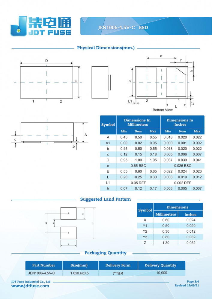 JEN1006-4.5V-C datasheet page 4