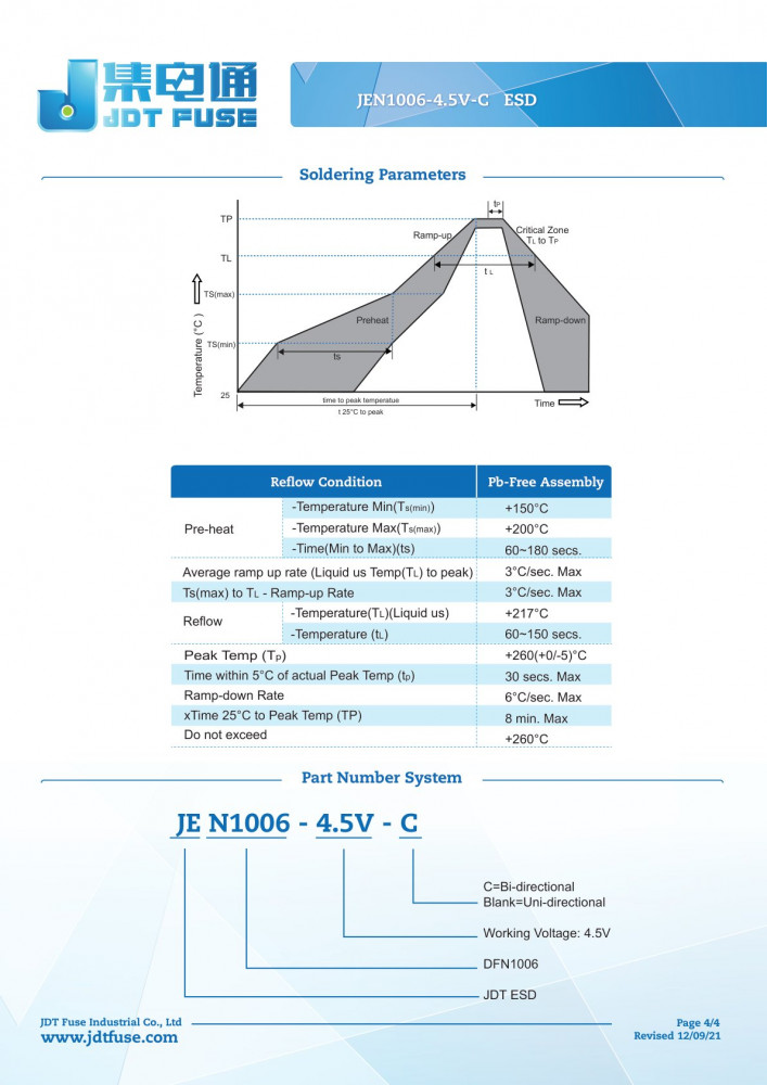JEN1006-4.5V-C datasheet page 5