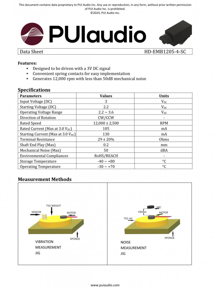 HD-EMB1205-4-SC datasheet page 1
