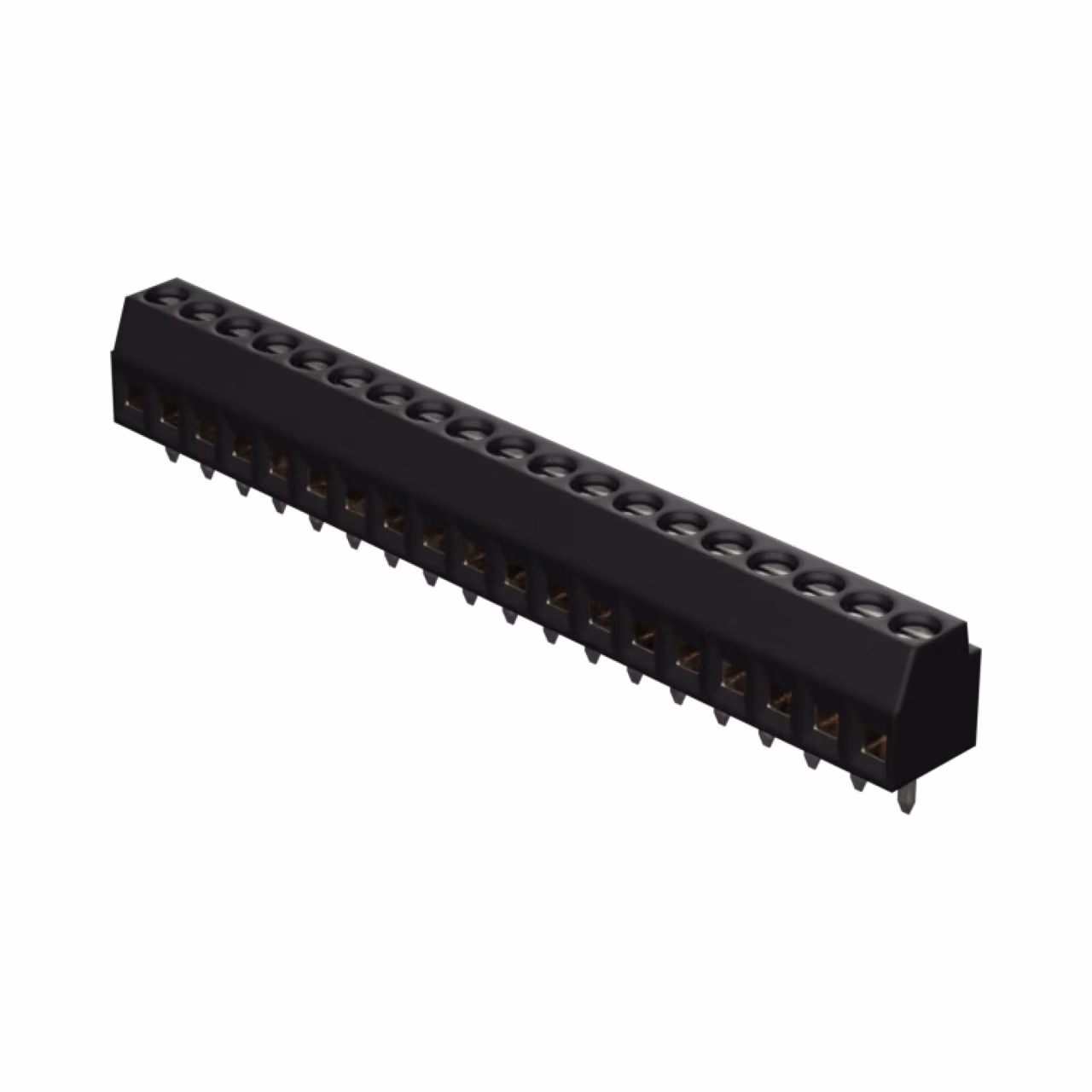 3.50mm Pitch Beau Eurostyle Fixed Mount PCB Terminal Block, 19 Circuits for sale