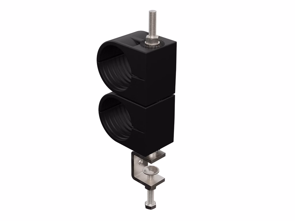 Single Side, 2-Hole, Feeder Clamp for 1-5/8