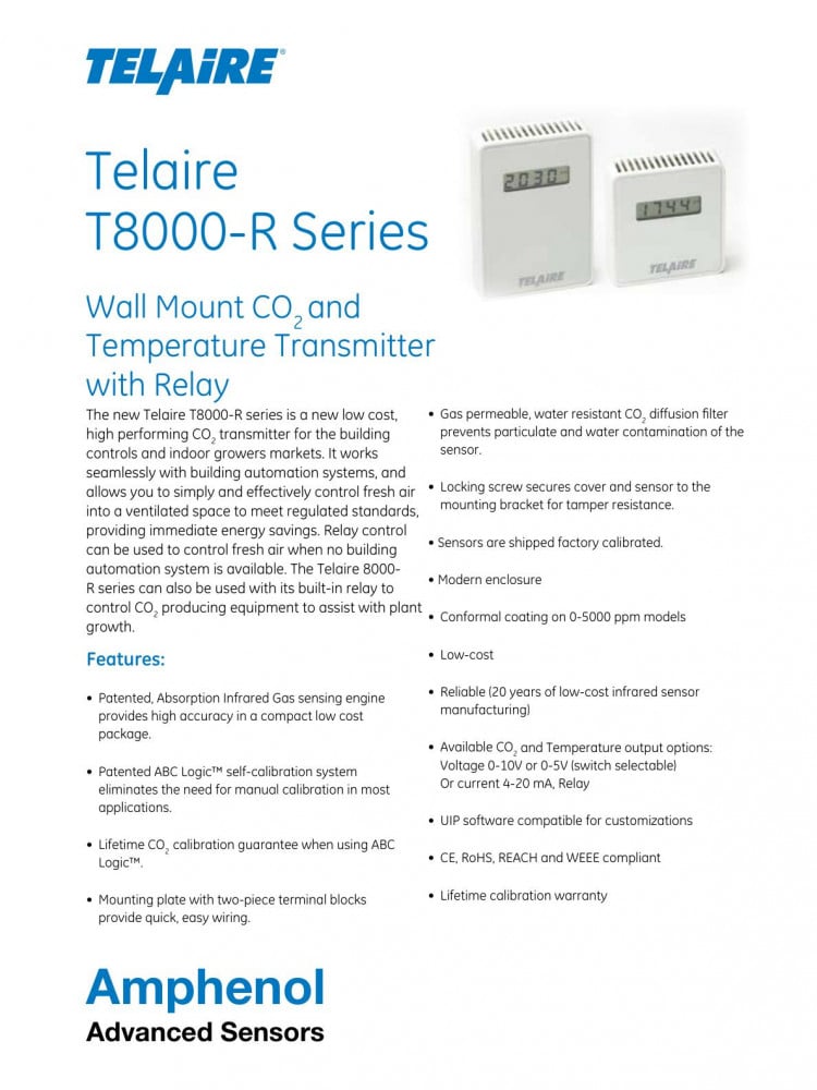 T8200-D technical document page 1