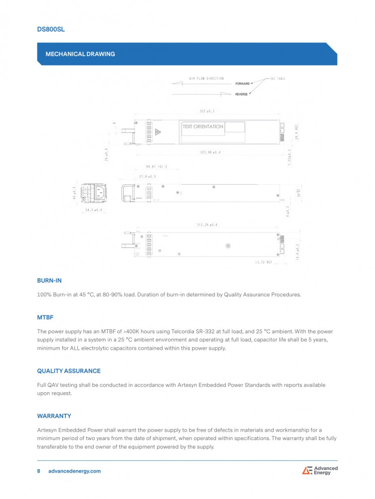 DS800SL datasheet page 8