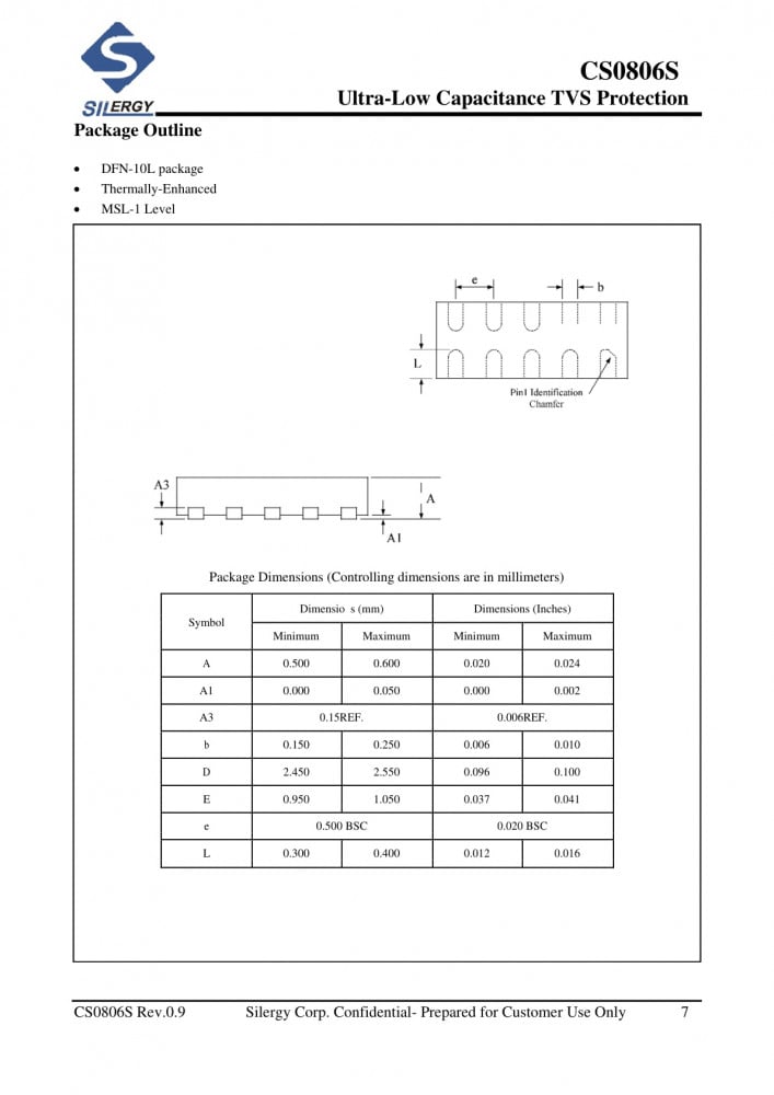 CS0806S datasheet page 8