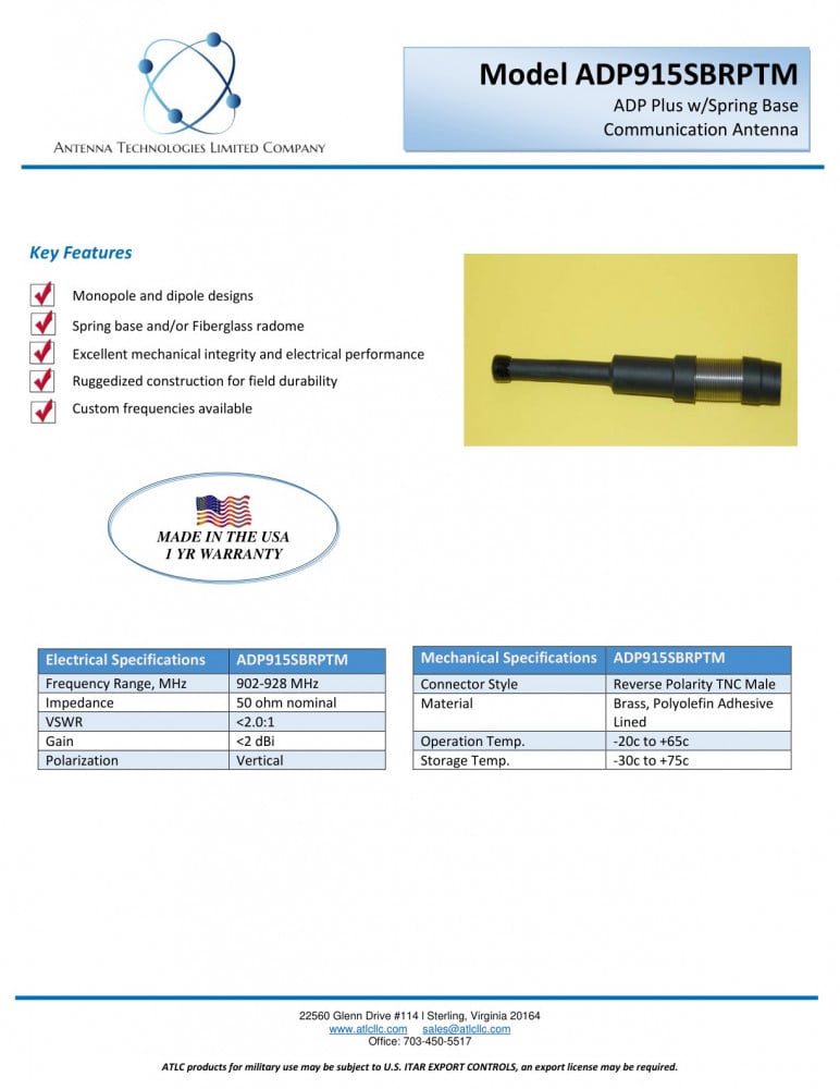 ADP915SBRPTM technical document page