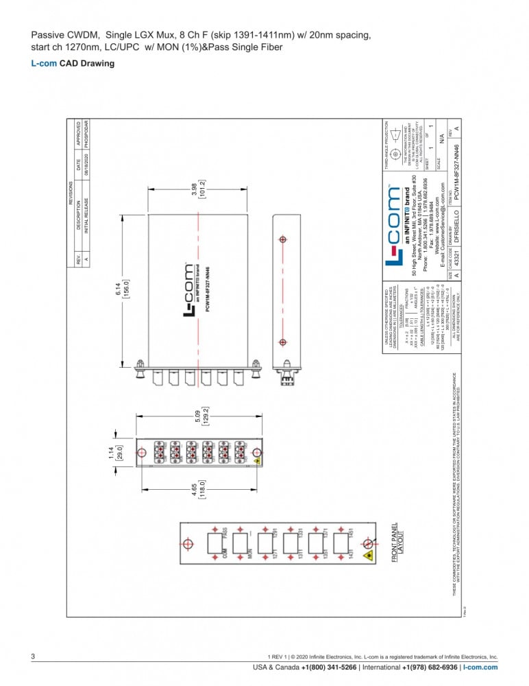 PCW1M-8F327-NN46 technical document page 3