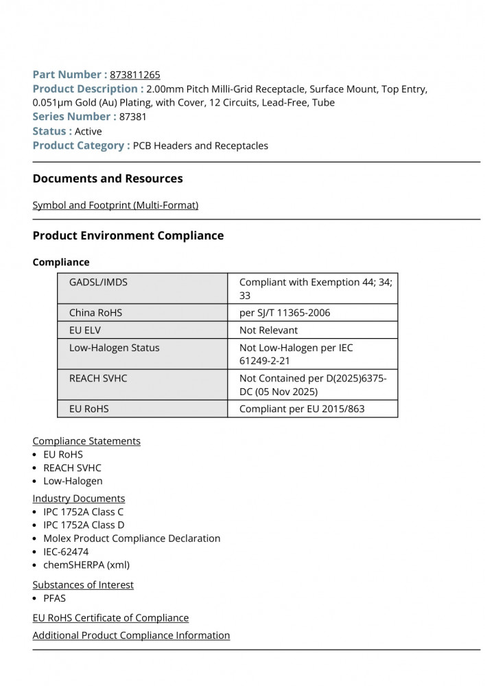 873811265 technical document image, page 1