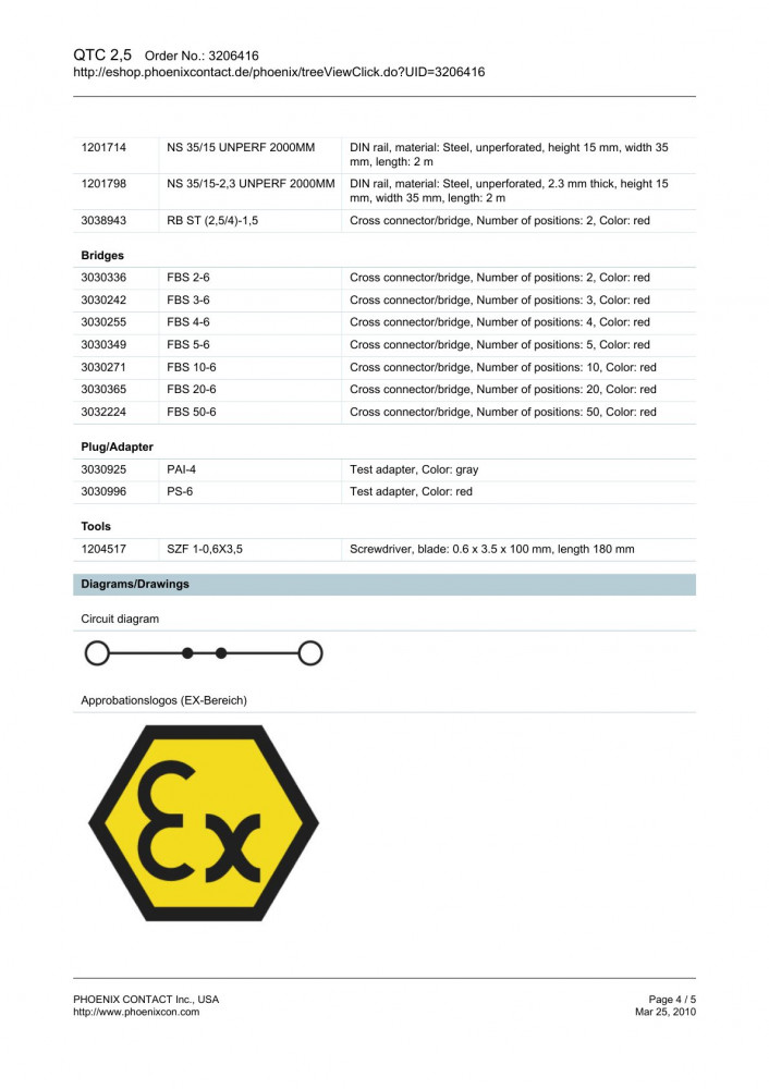 QTC 2,5 3206416 technical document page 4