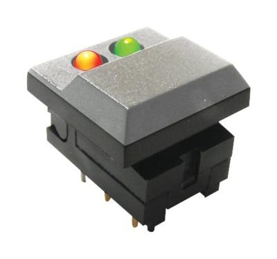 E-Switch 5501MGRYX Pushbutton Switch
