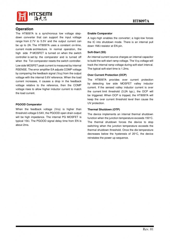 HT8097A datasheet page 4