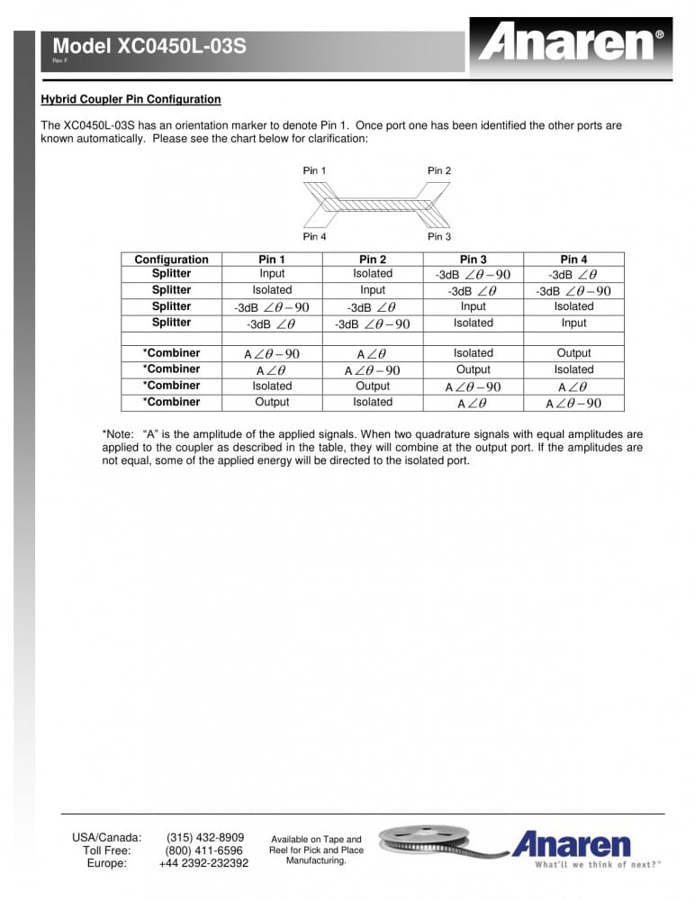 XC0450L-03S datasheet page 2