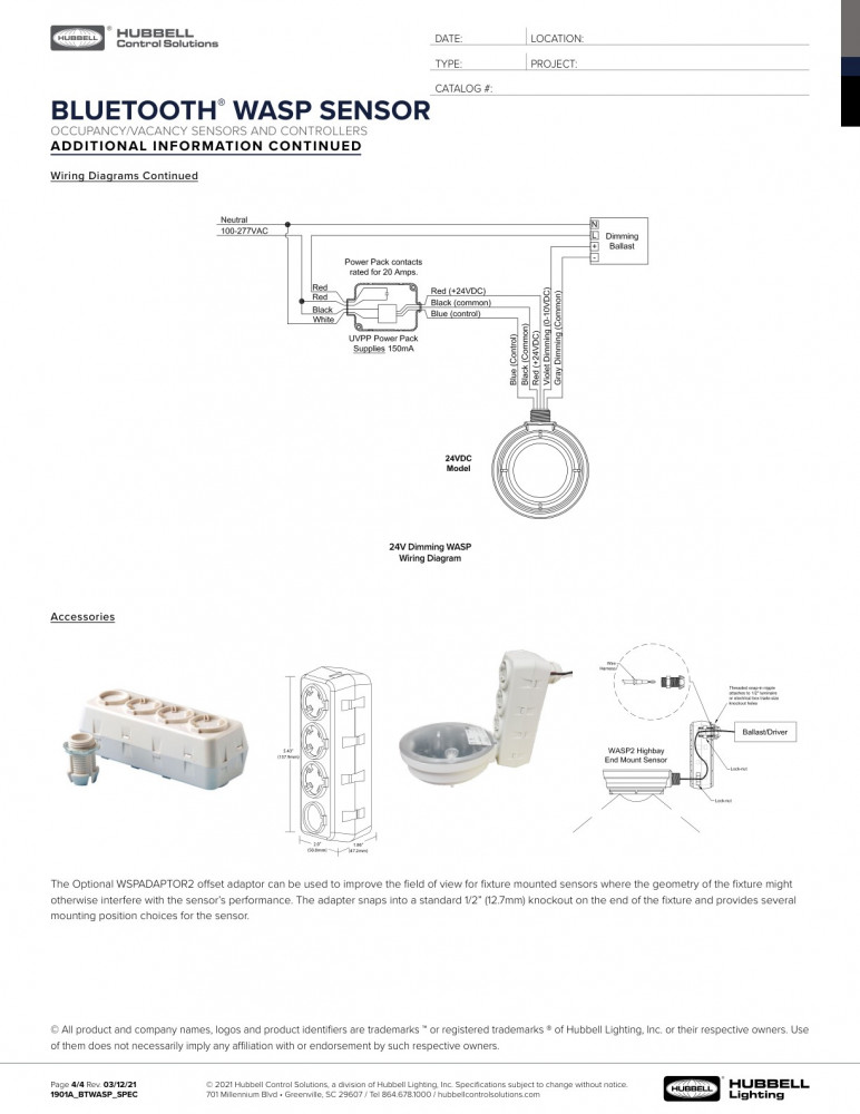 WSPDBSM24V technical document page 4