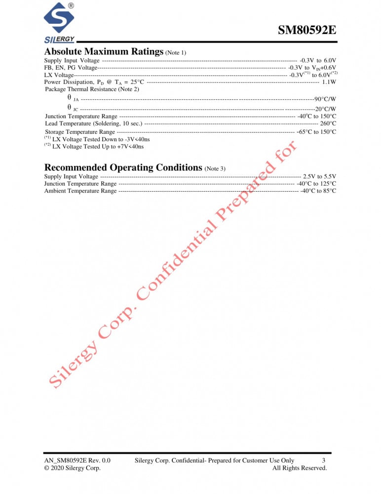 SM80592EIHD datasheet page 3