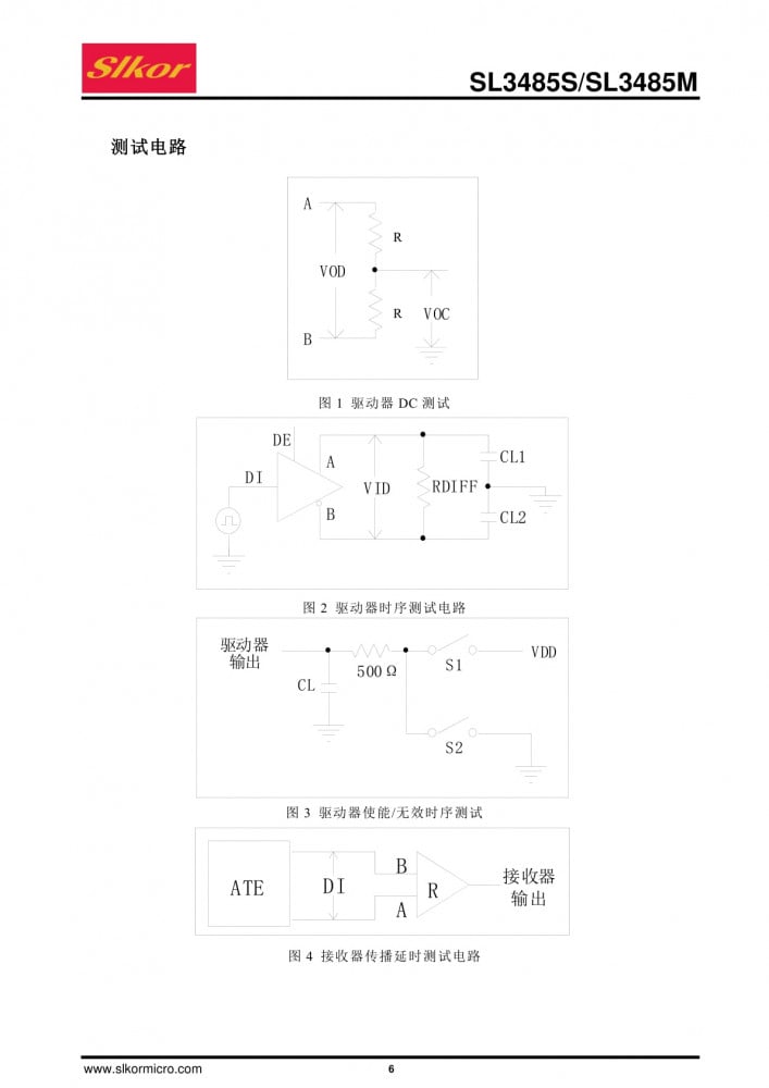 SL3485S datasheet page 6
