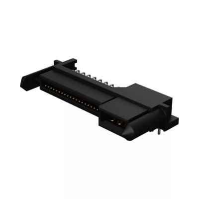 EXTreme LPHPower Receptacle Header, Right-Angle, 2 Power Contacts, 40 Signal Contacts, Select Gold (Au) Plating, for 2.36mm Thick PC Board, with Guide Posts for sale