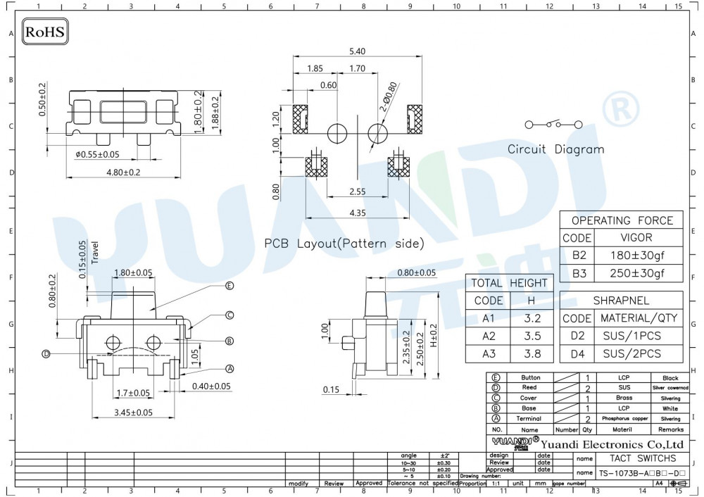 TS-1073B-A2B2-D4 technical document preview